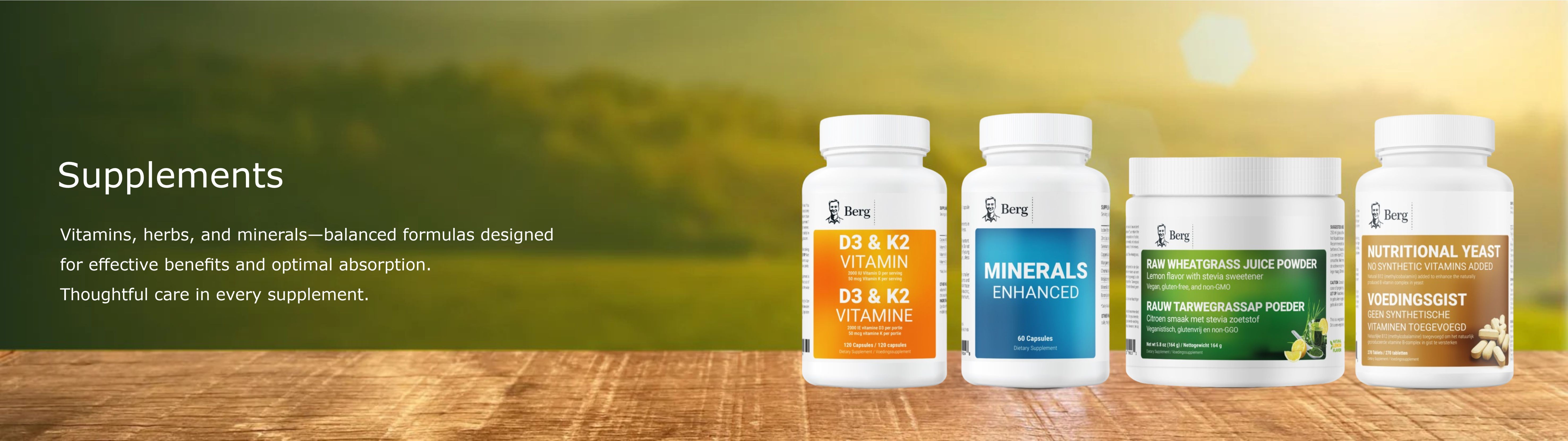 Dr Berg supplements